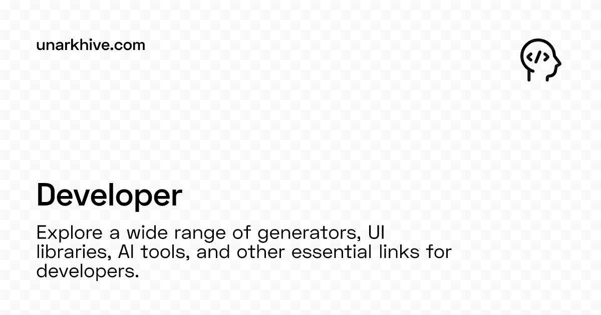 Developer — Unarkhive